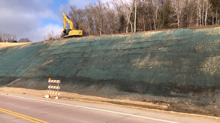 Reinforced Soil Slope Walls (RSS Walls) - Installation - Cherokee ...